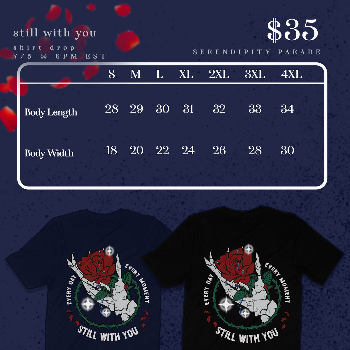 Still with you by Jungkook Shirt Design [PREORDER] – Serendipity Parade ♥